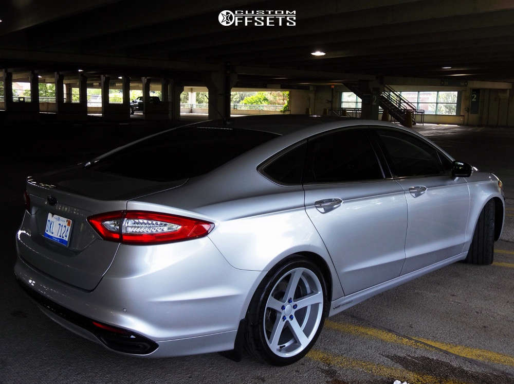 2016 Ford Fusion with 19x8.5 38 Fast Wheels KOSOKU and 255/35R19 ...