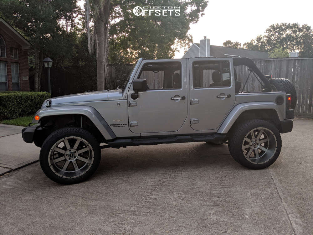 2013 Jeep Wrangler JK with 22x12 -51 Sota Awol and 33/12.5R22 Delinte Dx-10 Bandit At and ...
