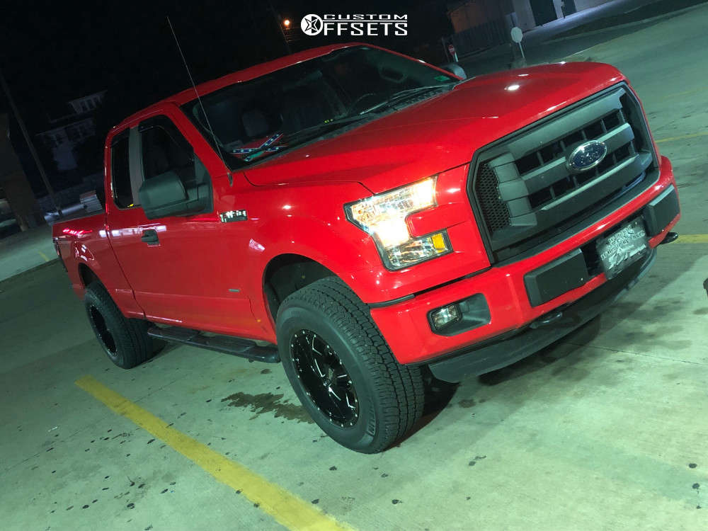2015 Ford F-150 with 18x10 -24 Moto Metal Mo962 and 285/65R18 Michelin ...