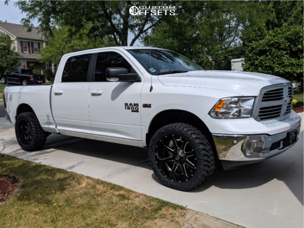 2019 Ram 1500 Classic with 22x10 -24 Fuel Maverick and 33/12.5R22 Nitto ...