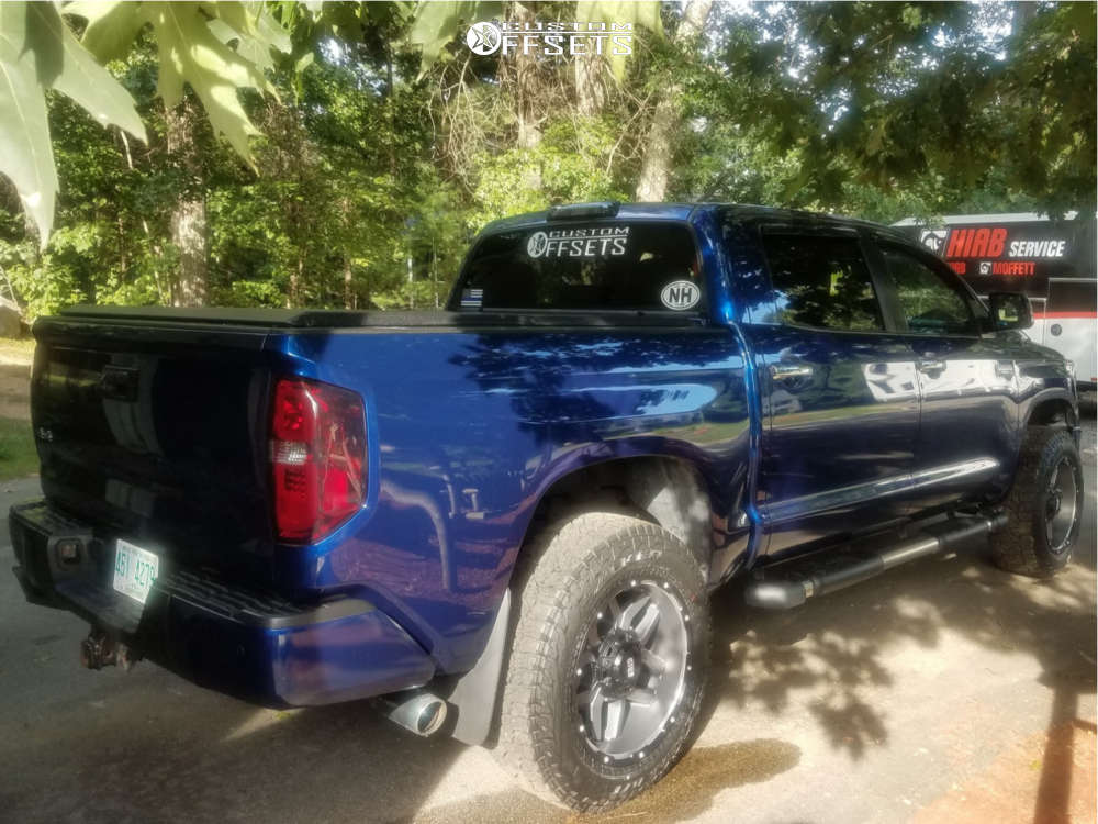 2014 Toyota Tundra with 20x10 10 Grid Gd07 and 285/65R20 Falken ...