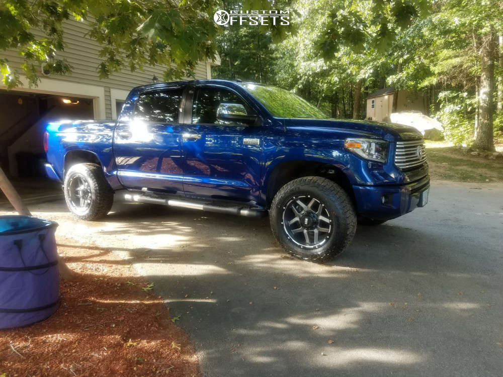 2014 Toyota Tundra with 20x10 10 Grid Gd07 and 285/65R20 Falken ...