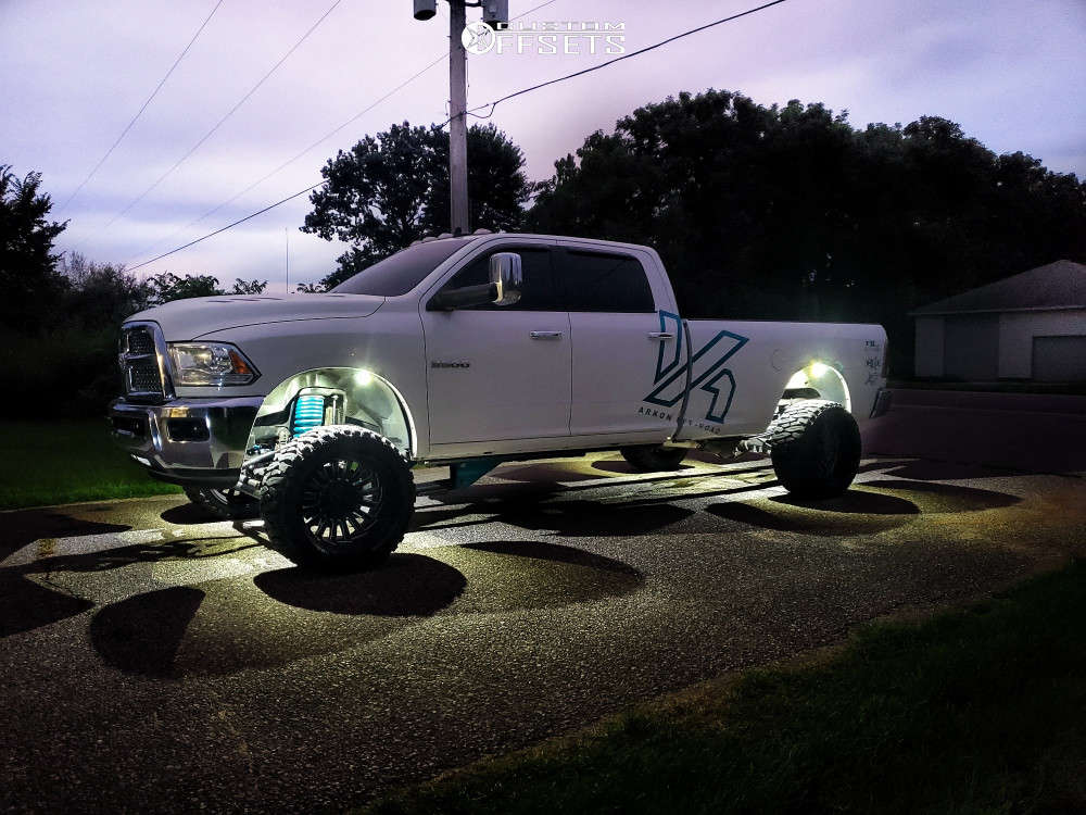 2014 Ram 3500 with 22x14 -81 ARKON OFF-ROAD Alexander and 355/40R22 ...