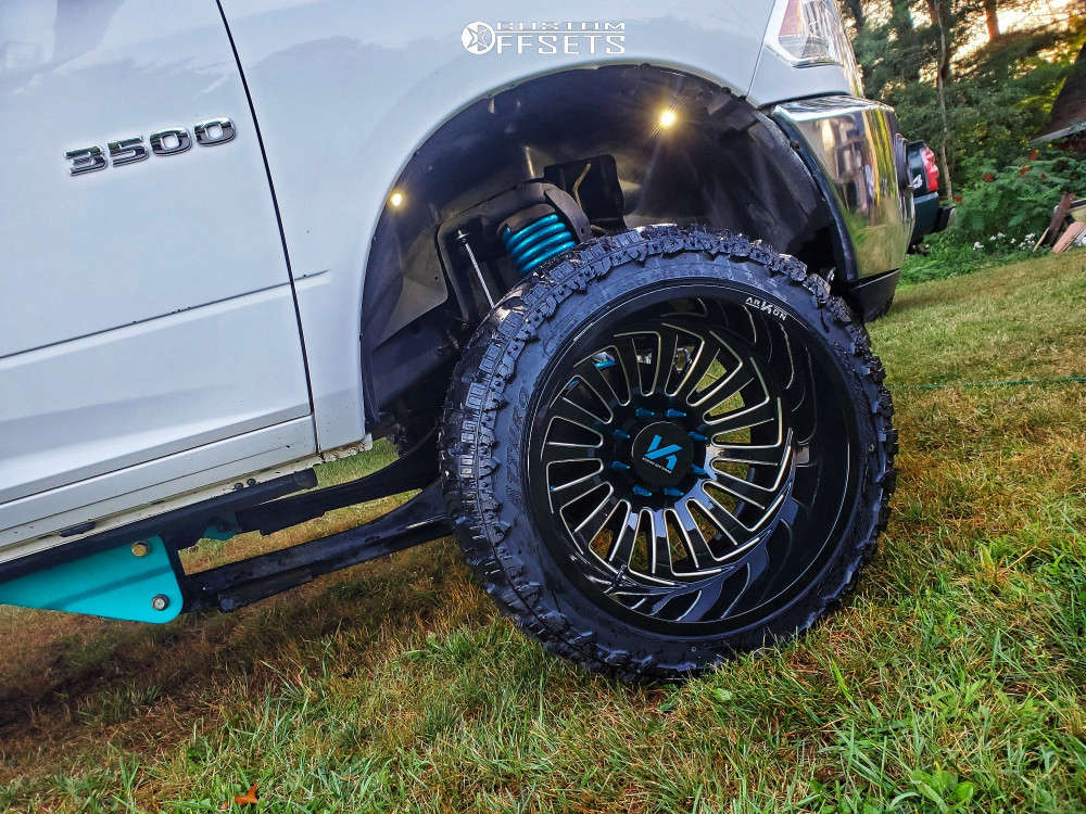 2014 Ram 3500 with 22x14 -81 ARKON OFF-ROAD Alexander and 355/40R22 ...
