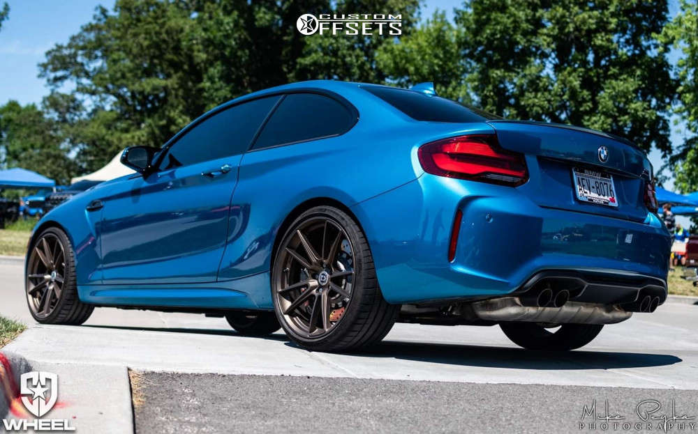2020 BMW M2 with 20x9 25 HRE Ff04 and 245/30R20 Michelin Pilot Sport 4 ...