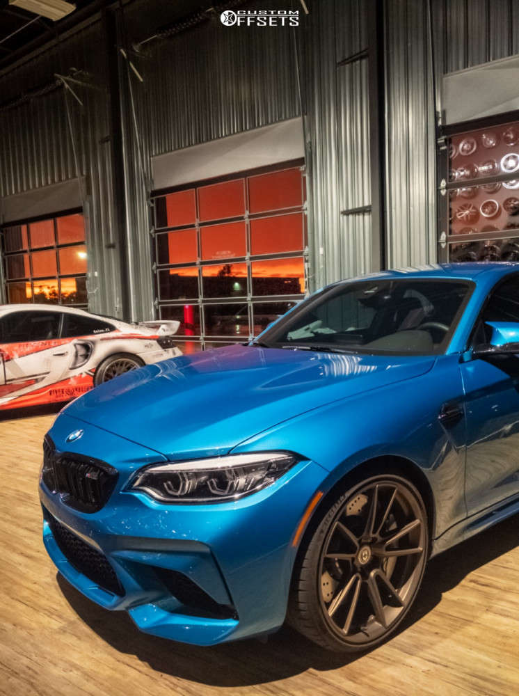 2020 BMW M2 with 20x9 25 HRE Ff04 and 245/30R20 Michelin Pilot Sport 4 ...