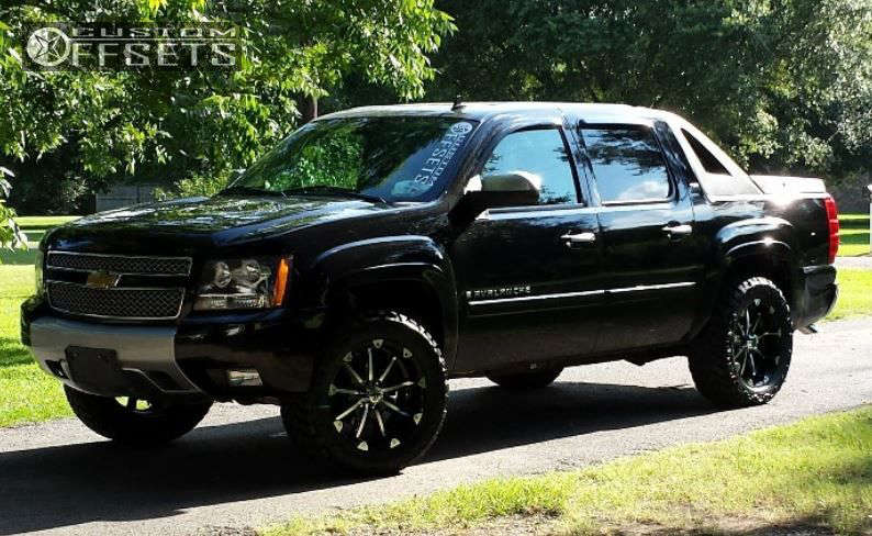 2009 Chevrolet Avalanche with 20x9 -12 XD Badlands and 33/12.5R20 Nitto ...