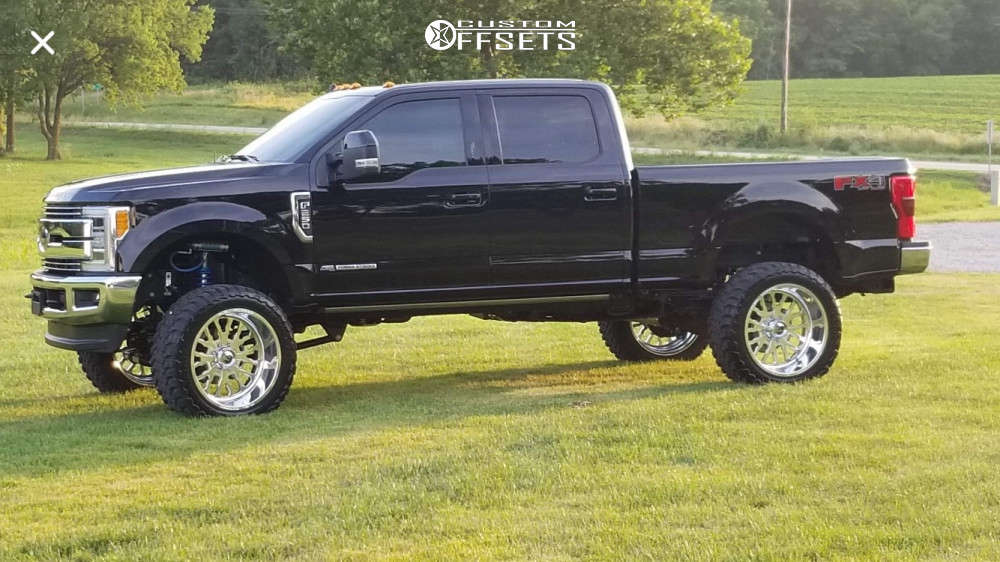 2019 Ford F-250 Super Duty with 24x12 -51 Fuel Forged Ff45 and 37/13 ...