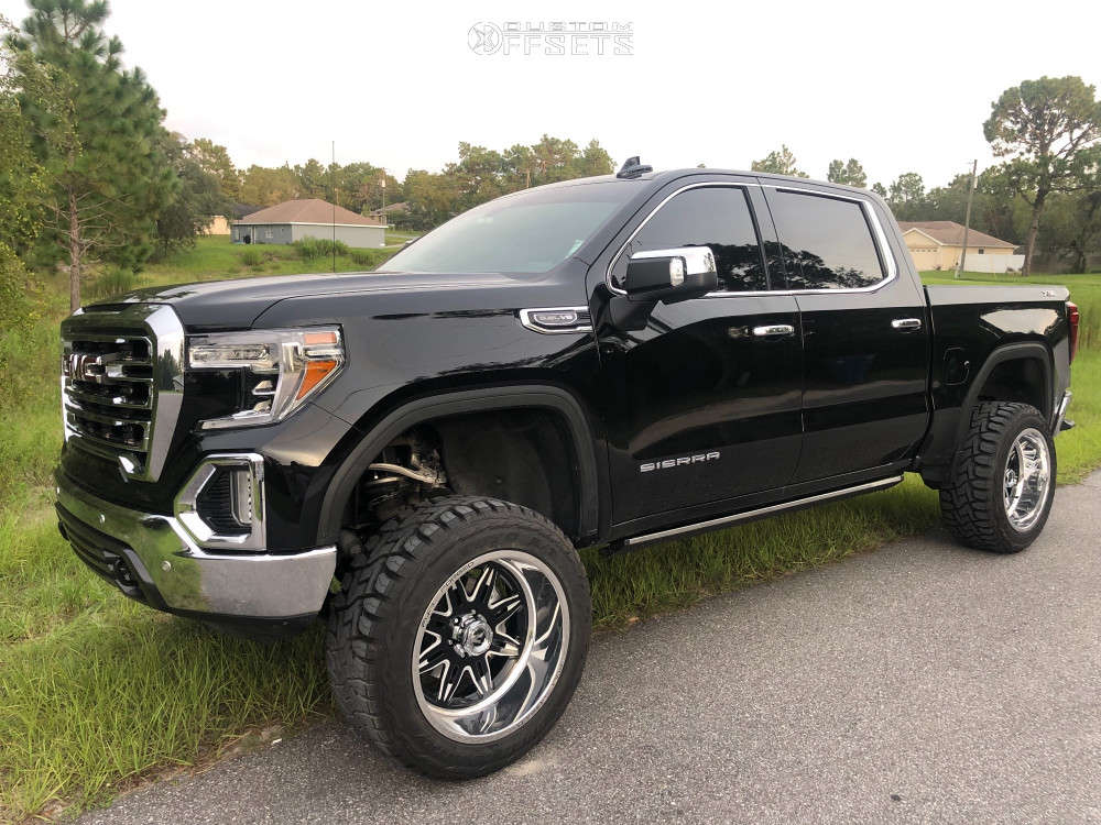 2019 GMC Sierra 1500 with 22x12 -51 Fuel Forged FF26 and 35/12.5R22 ...