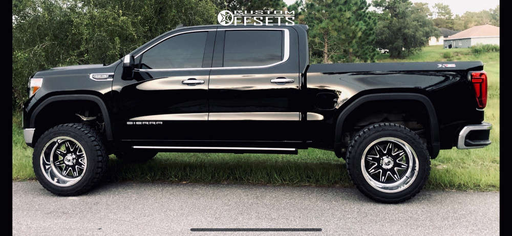 2019 GMC Sierra 1500 with 22x12 -51 Fuel Forged FF26 and 35/12.5R22 ...