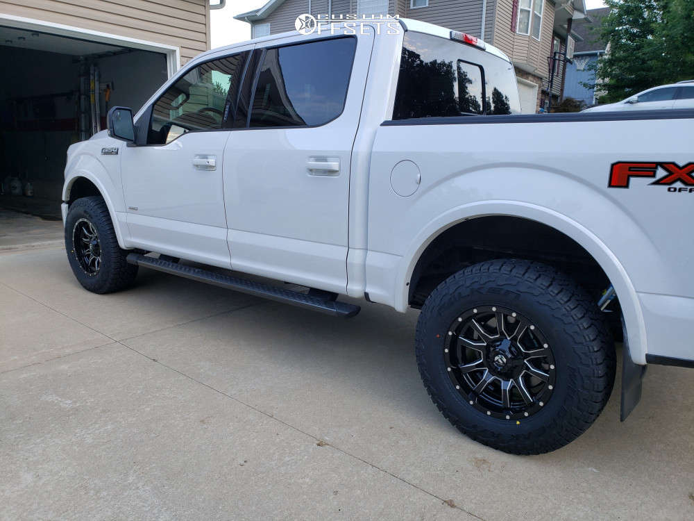 2017 Ford F-150 with 18x9 1 Fuel Vandal and 275/70R18 Falken Wildpeak ...