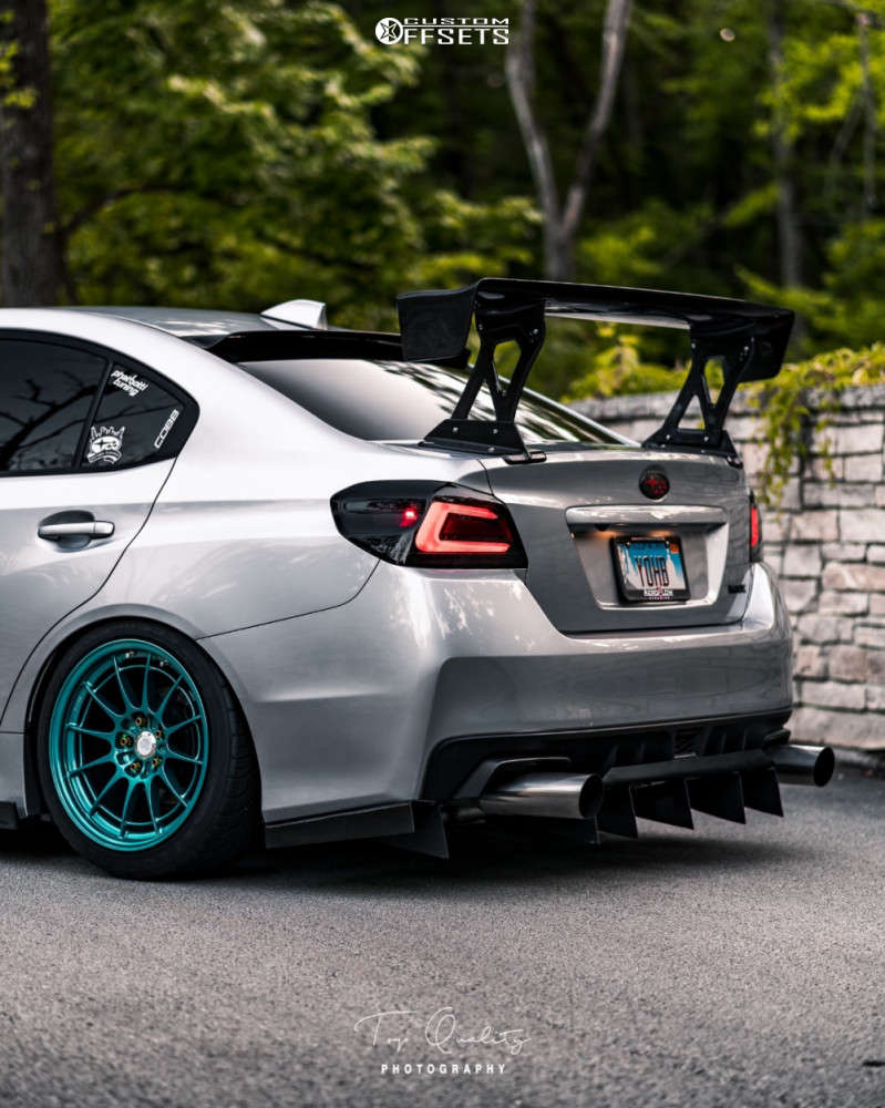 2017 Subaru WRX with 18x9.5 27 Enkei NT03M and 235/40R18 Federal 595 Rs ...