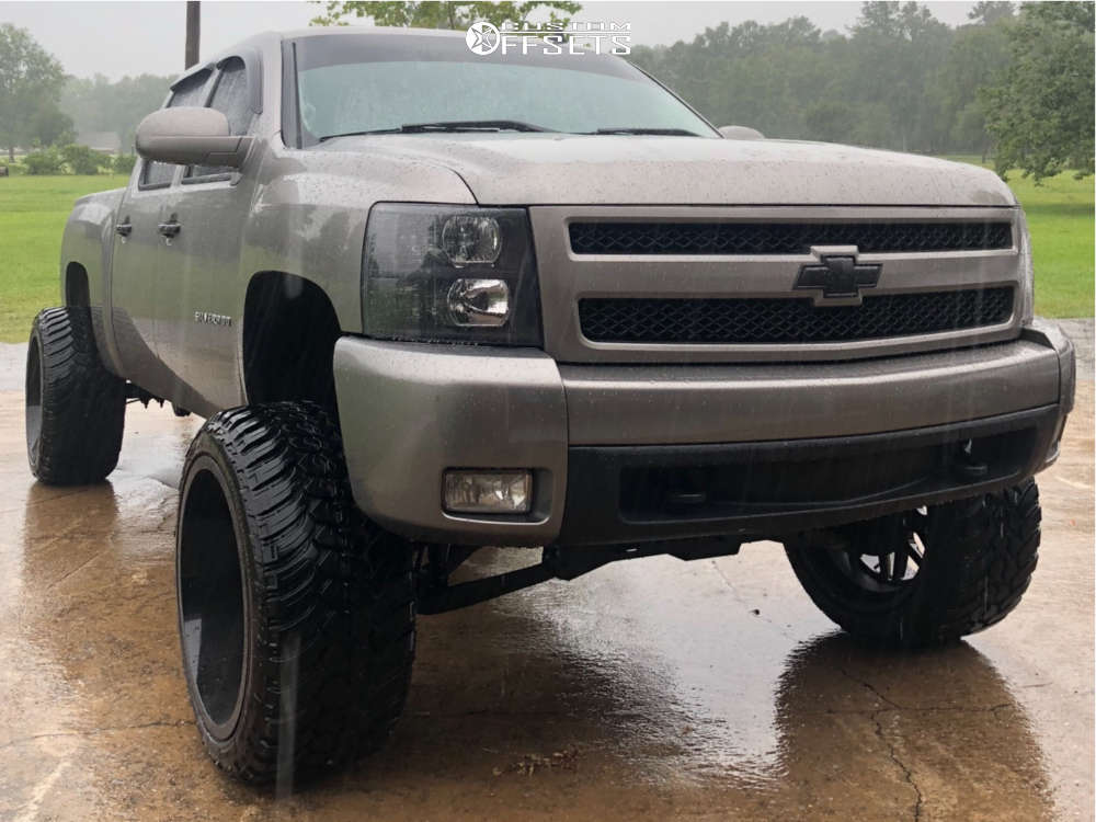 2008 Chevrolet Silverado 1500 with 24x14 -72 RBP Atomic and 35/13.5R24 ...