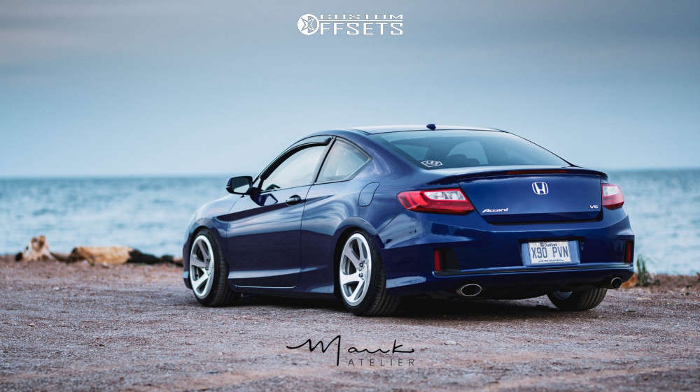 2013 Honda Accord with 18x9.5 35 AVID1 AV50 and 235/40R18 Minerva and Coilovers | Custom Offsets
