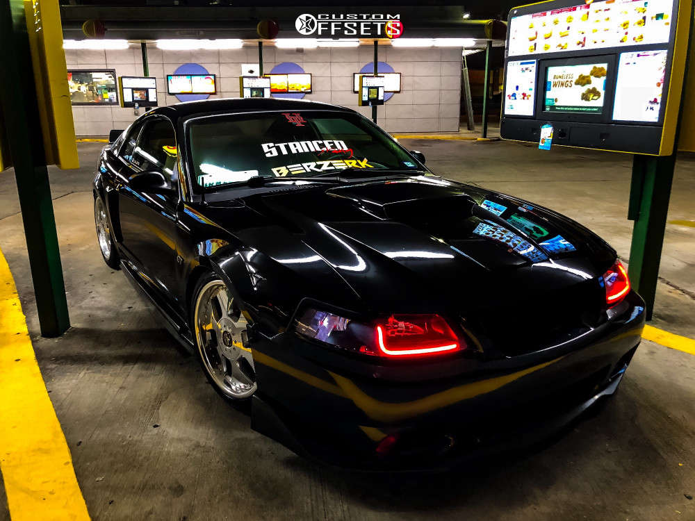 2002 Ford Mustang with 18x8 37 Rays Engineering Arthur Exchange Style-D ...