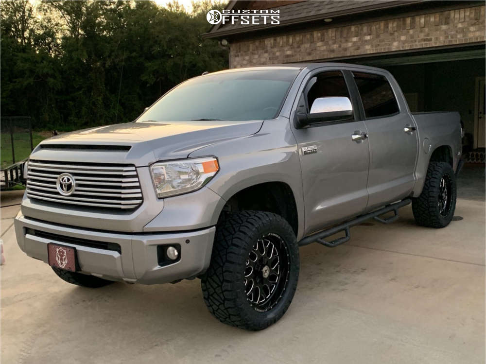 2016 Toyota Tundra with 20x9 0 XF Forged Xfx-301 and 33/12.5R20 Nitto ...