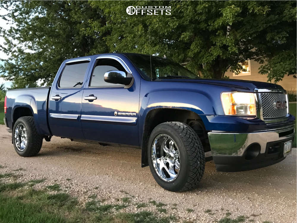 2012 GMC Sierra 1500 with 20x10 -25 Ultra Predator Ii and 305/50R20 ...