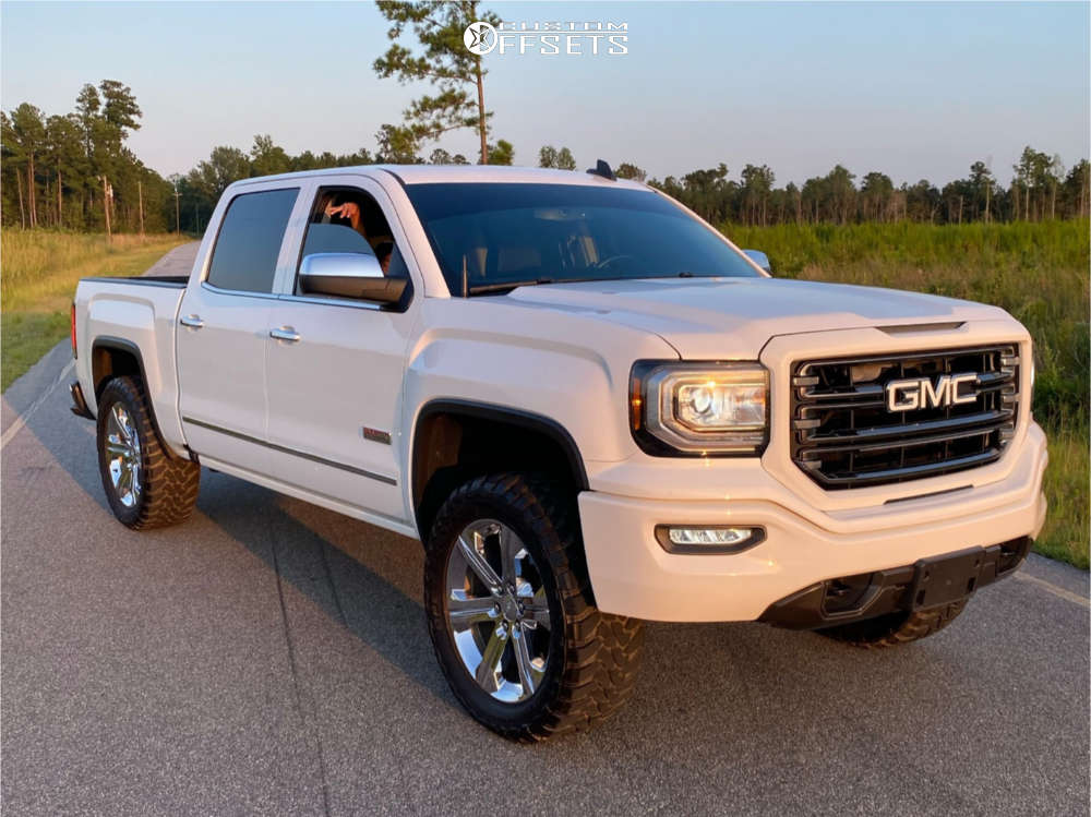 2016 GMC Sierra 1500 with 22x9 27 Factory Reproductions Fr47 and 35/12 ...