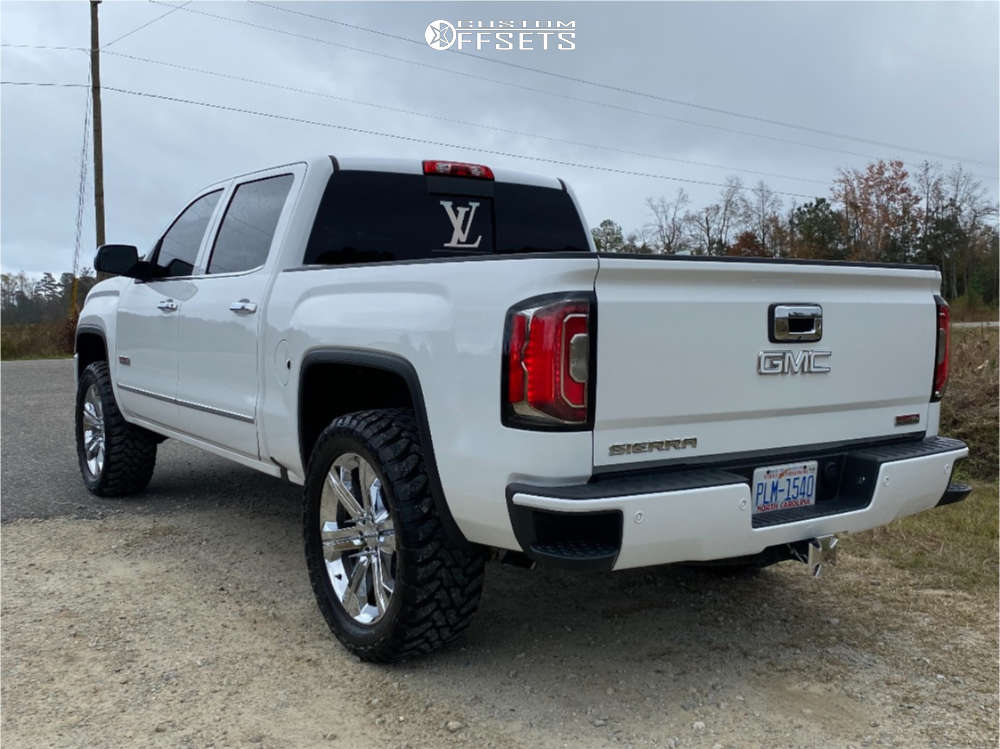 2016 GMC Sierra 1500 with 22x9 27 Factory Reproductions Fr47 and 35/12 ...