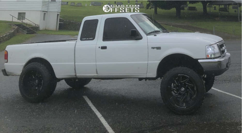 1999 Ford Ranger with 20x14 -76 XF Offroad Xf-203 and 33/12.5R20 Kanati ...
