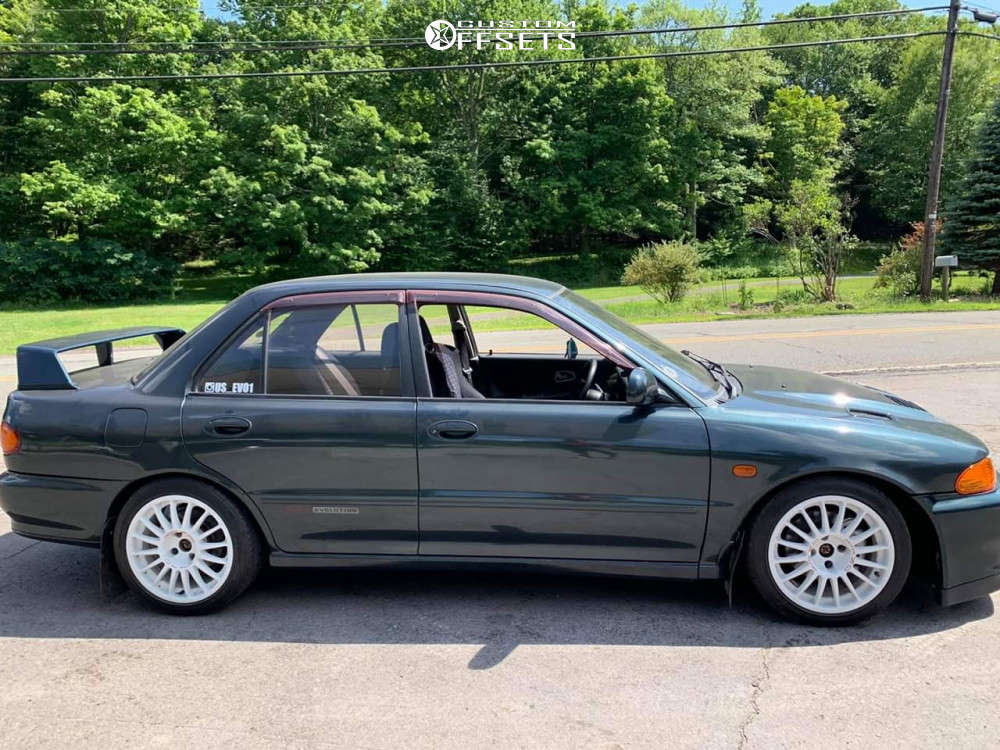 1992 Mitsubishi Lancer with 16x8 25 OZ Racing Superturismo Lm and 205 ...