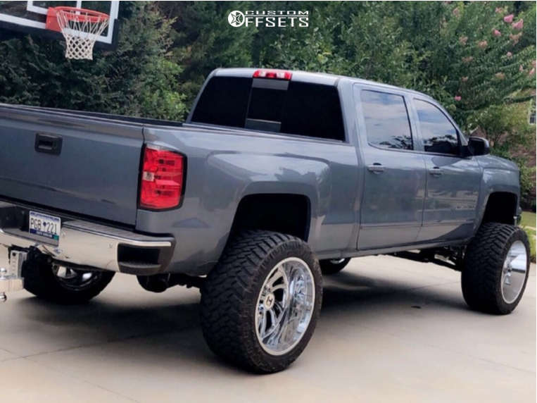2015 Chevrolet Silverado 1500 with 24x14 -74 Hostile Demon and 375 ...