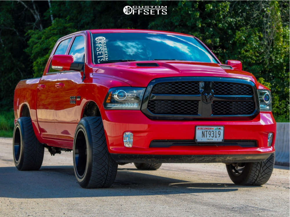 2018 Ram 1500 with 20x12 -51 ARKON OFF-ROAD Lincoln and 305/50R20 Nitto ...