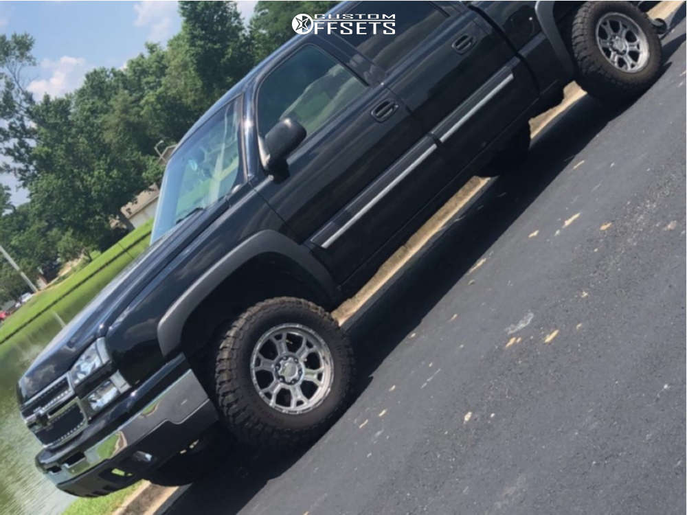 2006 Chevrolet Silverado 1500 with 18x9.5 0 Vision Raptor and 33/12 ...