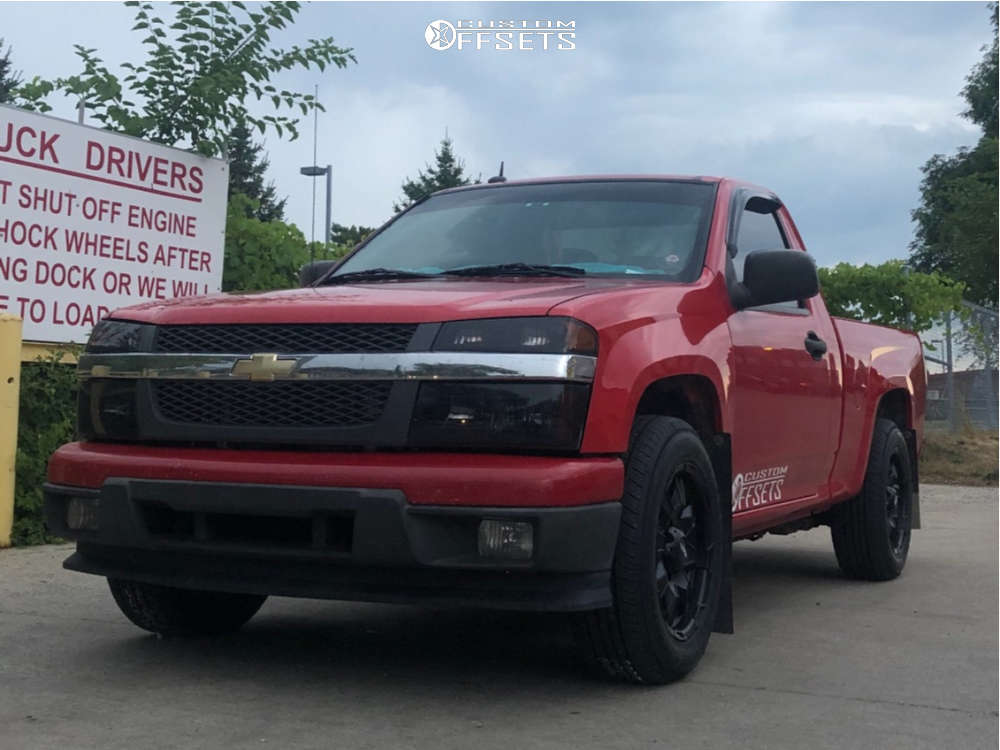 2010 Chevrolet Colorado with 17x8 10 Ultra Phantom and 225/65R17 Toyo ...