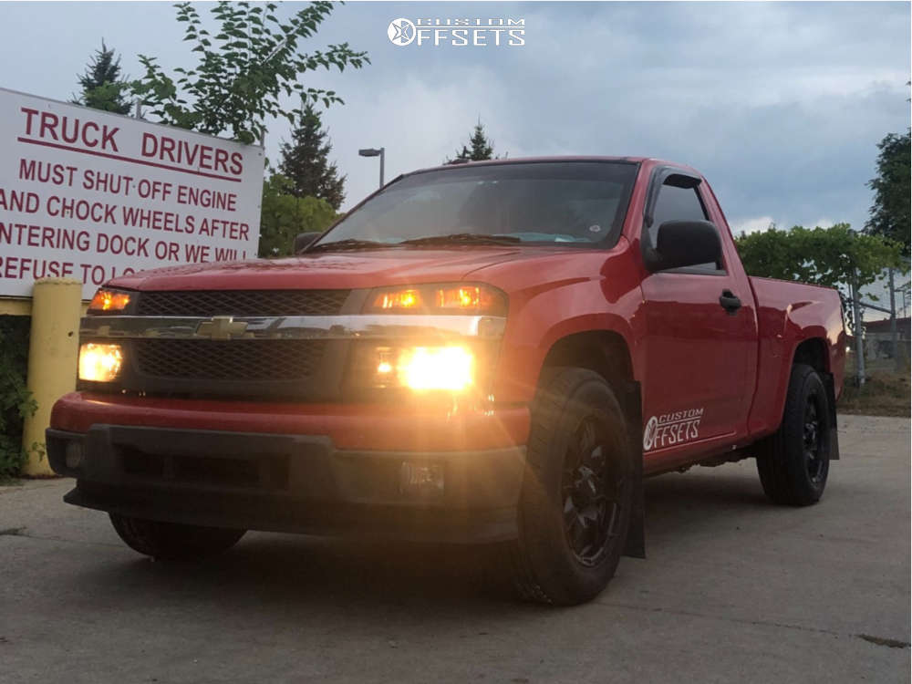 2010 Chevrolet Colorado with 17x8 10 Ultra Phantom and 225/65R17 Toyo ...