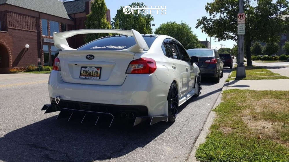 2019 Subaru WRX with 18x9.5 35 Option Lab R716 and 235/40R18 Achilles ...