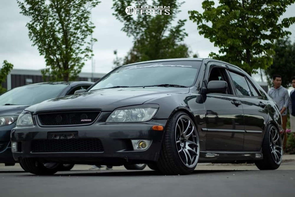 2003 Lexus IS300 Wheel Offset Tucked Coilovers | 773129 | Custom Offsets