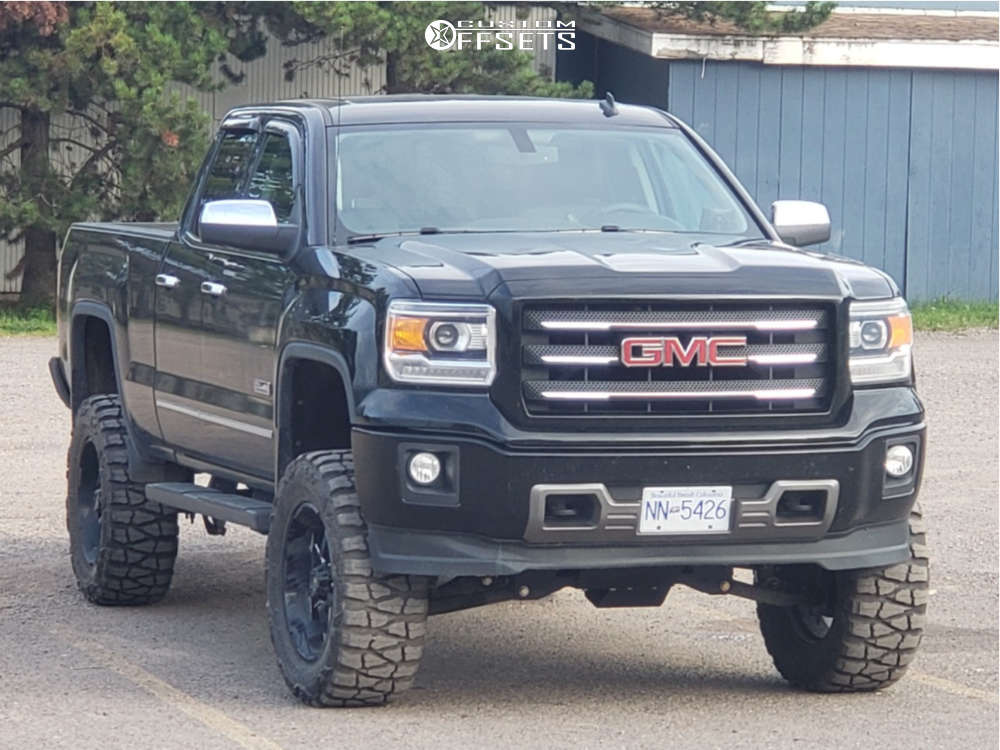 2014 GMC Sierra 1500 with 20x9 0 Hostile Knuckles and 35/12.5R20 Nitto ...