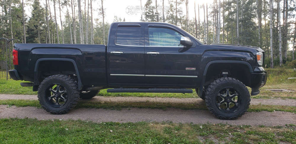 2014 GMC Sierra 1500 with 20x9 0 Hostile Knuckles and 35/12.5R20 Nitto ...