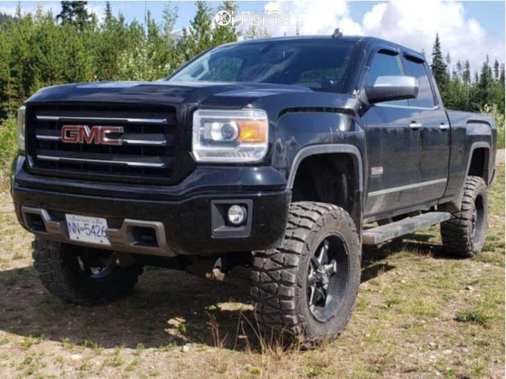 2014 GMC Sierra 1500 with 20x9 0 Hostile Knuckles and 35/12.5R20 Nitto ...