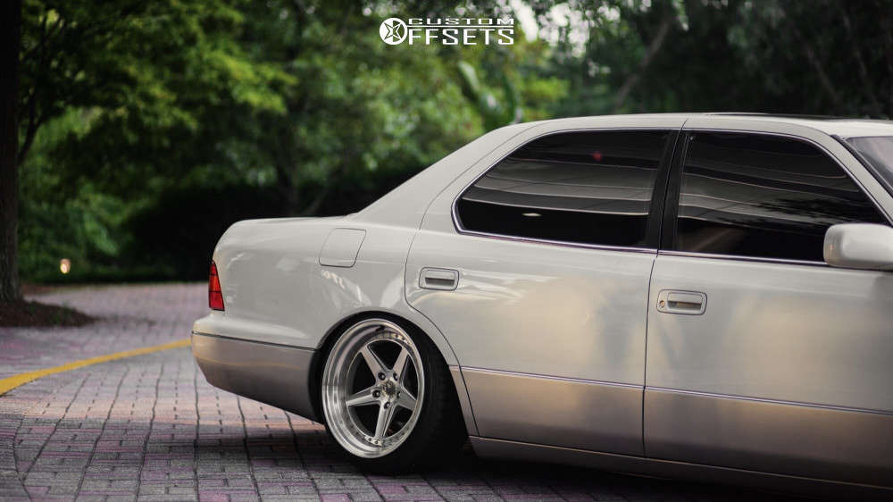 1999 Lexus LS400 with 18x9.5 22 Aodhan Ds05 and 215/35R18 Achilles Atr ...