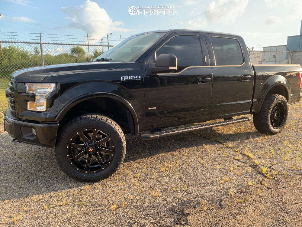 2016 Ford F-150 with 20x10 -19 Ballistic Rage and 33/12.5R20 Nitto ...