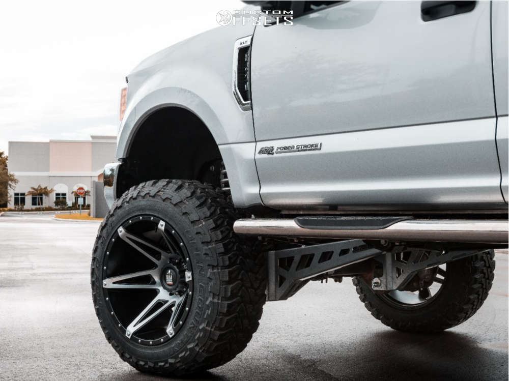 2018 Ford F-250 Super Duty with 22x14 -76 American Truxx Kutz and 37/13 ...