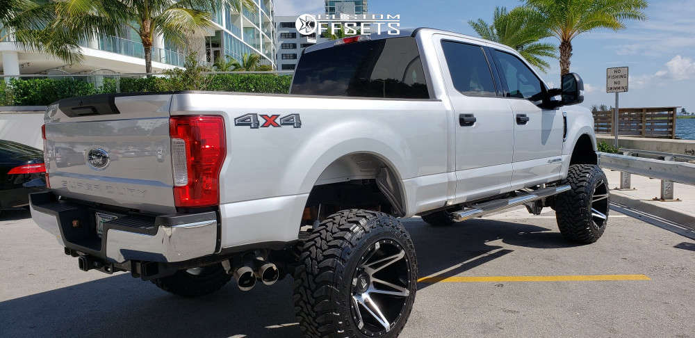 2018 Ford F-250 Super Duty with 22x14 -76 American Truxx Kutz and 37/13 ...