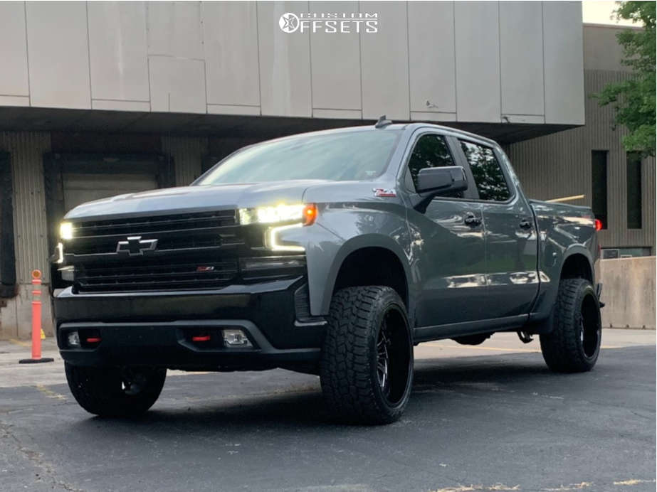 2019 Chevrolet Silverado 1500 with 22x12 -51 ARKON OFF-ROAD Alexander ...
