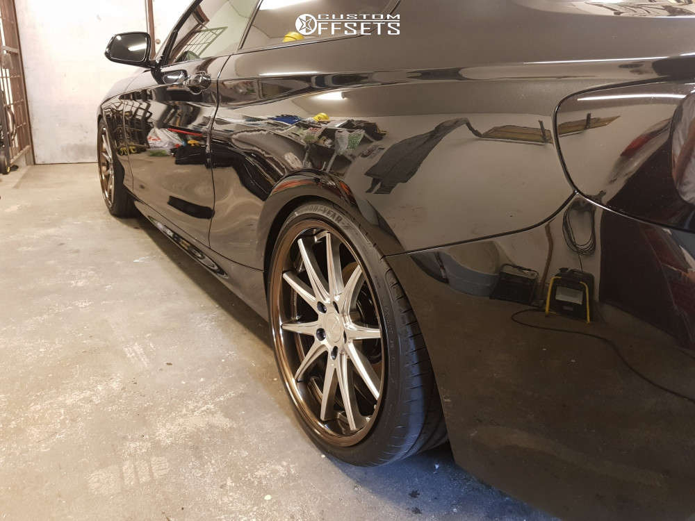2015 BMW 228i with 19x8.5 35 Work Gnosis Cv201 and 225/35R19 Goodyear ...