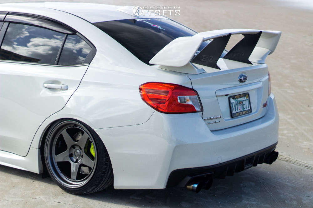 2019 Subaru WRX STI with 18x9.5 22 Kansei Knp and 225/35R18 Achilles ...