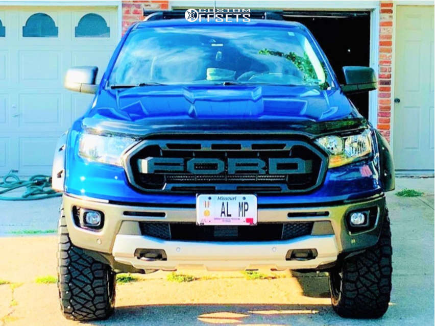 2019 Ford Ranger with 20x9 0 Fuel Coupler and 275/55R20 Nitto Ridge ...