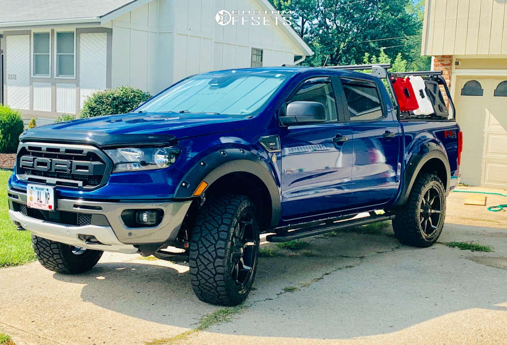 2019 Ford Ranger with 20x9 0 Fuel Coupler and 275/55R20 Nitto Ridge ...