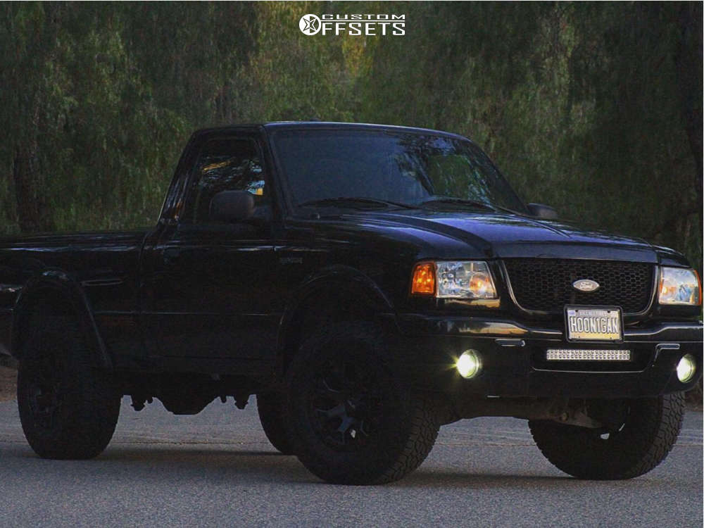 2003 Ford Ranger with 16x9 -12 Helo He878 and 265/70R16 Falken WildPeak ...