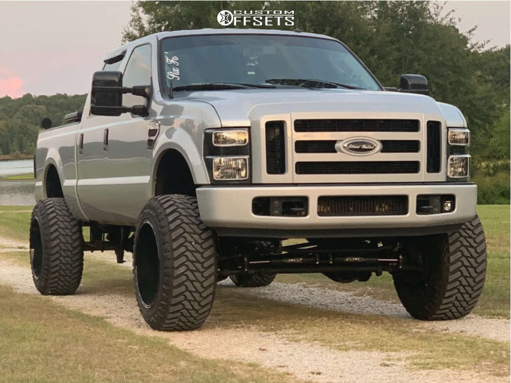 2008 Ford F-250 Super Duty with 22x14 -75 Fuel Triton D581 and 37/13 ...