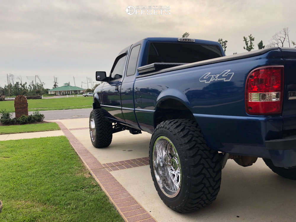 2007 Ford Ranger with 20x12 -44 TIS 544V and 33/12.5R20 Toyo Tires Open ...