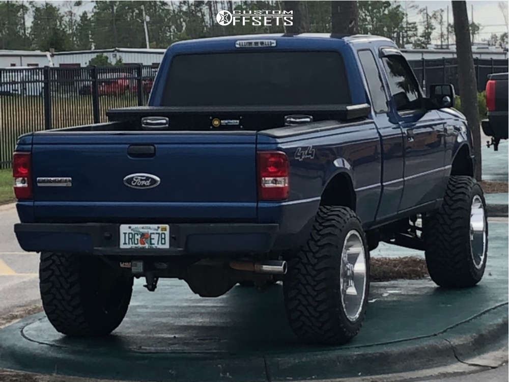 2007 Ford Ranger with 20x12 -44 TIS 544V and 33/12.5R20 Toyo Tires Open ...