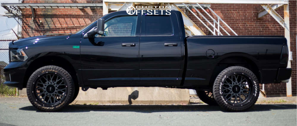 2013 Ram 1500 with 24x12 -51 Vision Rocker and 325/45R24 Atturo Trail ...