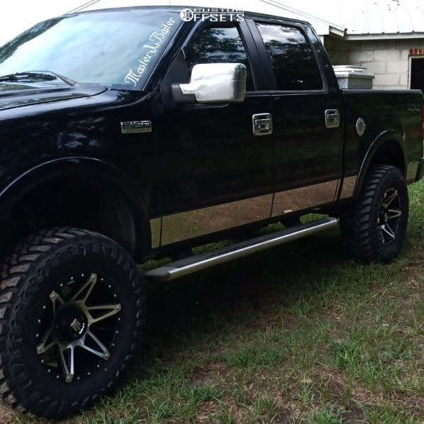 2005 Ford F-150 with 18x9 -12 American Truxx Kutz and 35/12.5R18 Atturo ...